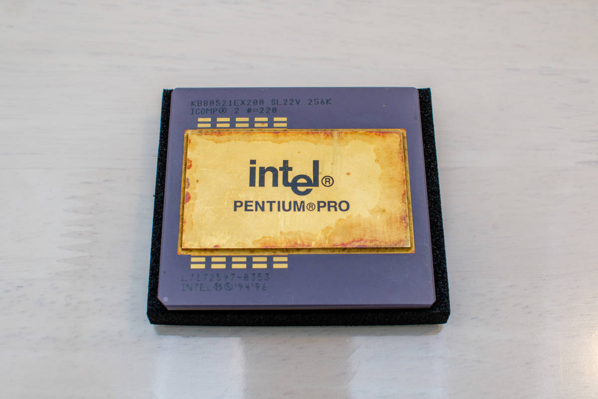 【全体的に状態が悪い】Pentium Pro 200MHz 256Kキャッシュ (KB80521EX200) (5)の落札情報詳細 ...