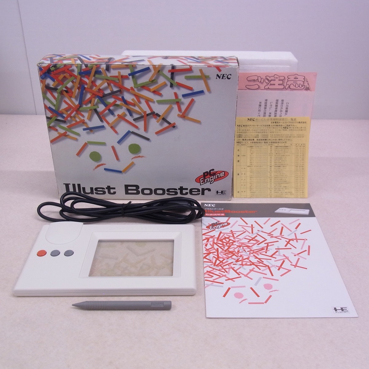 【全体的に状態が悪い】PCE PCエンジン イラストブースタ PI-AD4 Illust Booster 日本電気 NEC 箱説付 動作未確認【GM；VAP0022の落札情報詳細 - ヤフオク ...