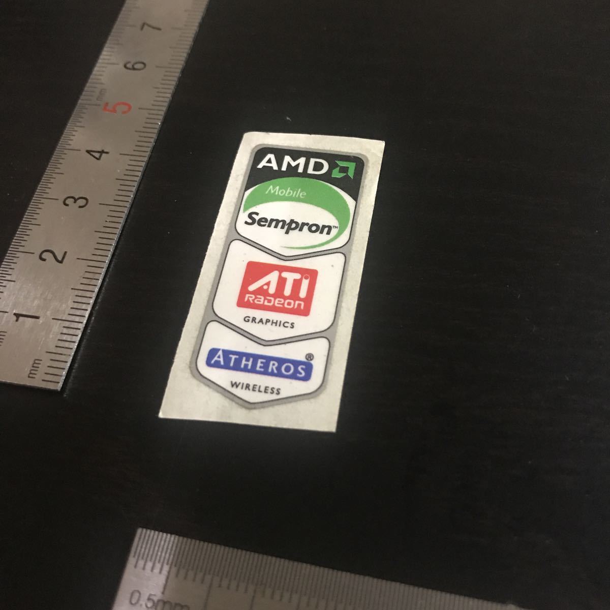 【未使用】AMD mobile Sempron ATI ATheronパソコンエンブレムシール@1849の落札情報詳細 - ヤフオク落札価格 ...