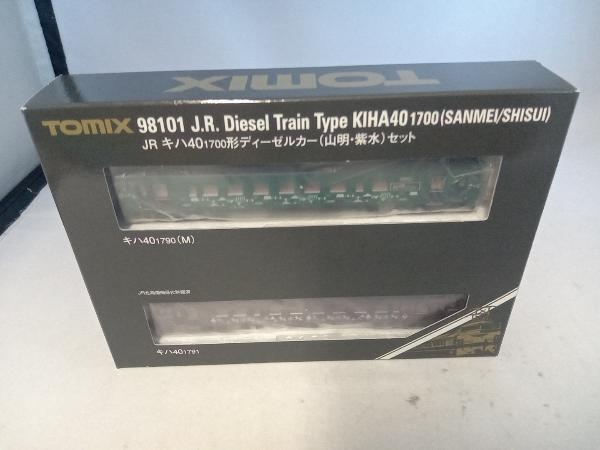 【やや傷や汚れあり】動作確認済 Nゲージ TOMIX 98101 JR キハ40-1700形ディーゼルカー(山明・紫水)セットの落札情報詳細 - ヤフオク落札価格検索 オークフリー