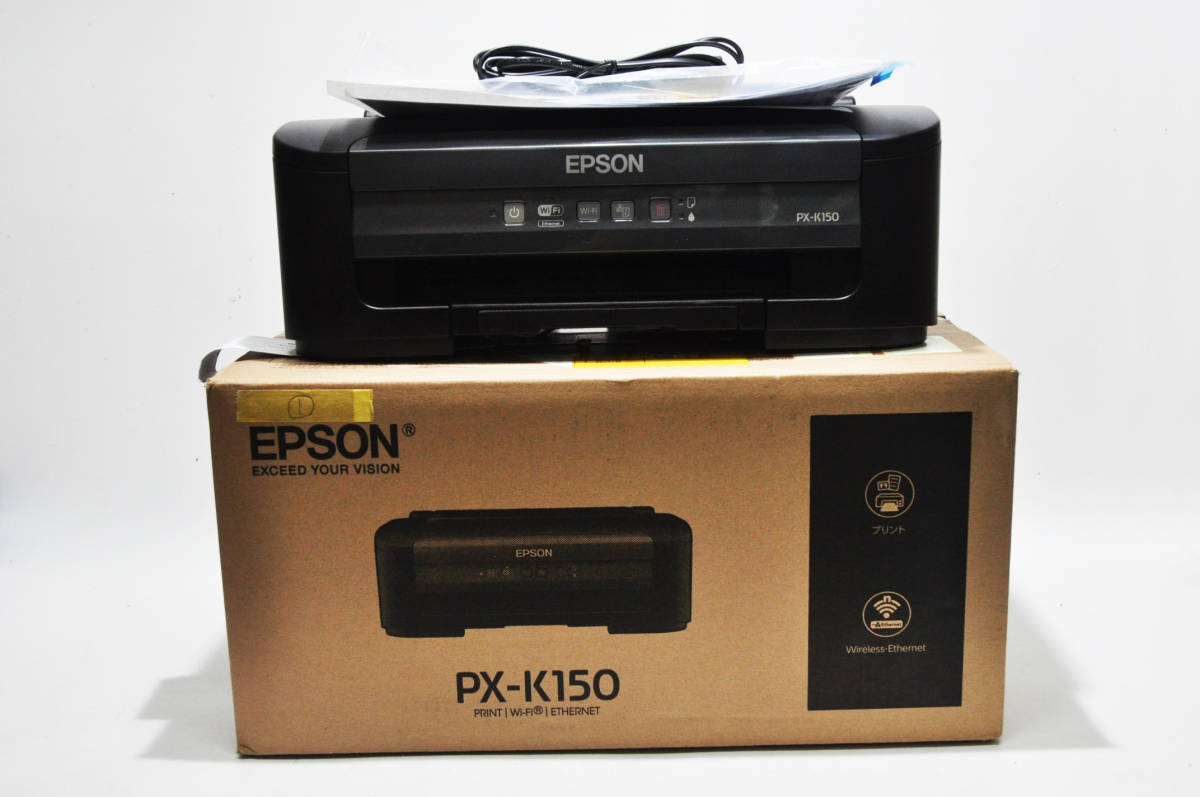 【やや傷や汚れあり】0921★☆① EPSON エプソン プリンター A4 モノクロ インクジェット ビジネス向け PX-K150 2022年製 印刷枚数 2枚☆★の落札情報詳細 - ヤフオク ...