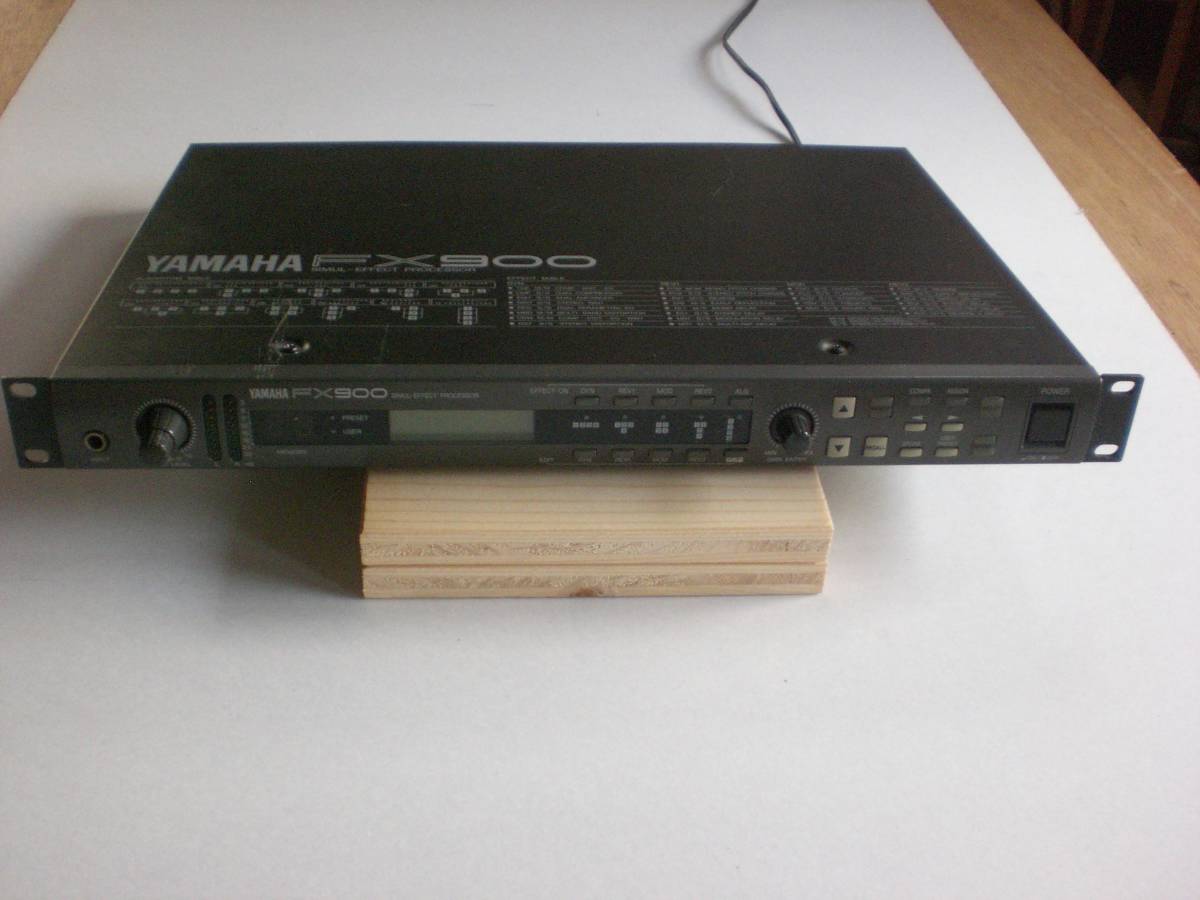 【傷や汚れあり】YAMAHA ヤマハ SIMUL-EFFECT PROCESSOR FX900（ジャンク）の落札情報詳細 - ヤフオク落札価格検索 オークフリー