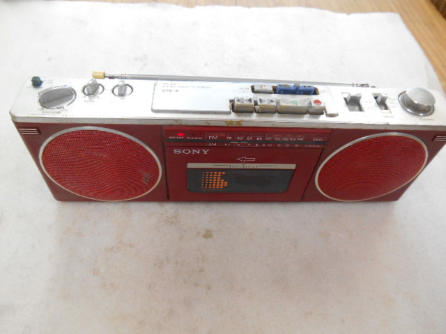 【全体的に状態が悪い】♪ジャンク SONY ラジカセ CFS-6 ①の落札情報詳細 - ヤフオク落札価格検索 オークフリー