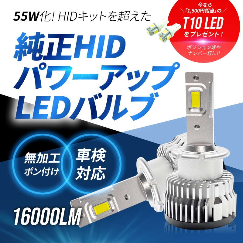 【未使用】HIDより明るい インテグラ タイプR / DC5 (H13.7～H18.6) D2R 光量アップ 純正 HID パワーアップ LEDヘッドライト 1年保証 の落札情報詳細 ...
