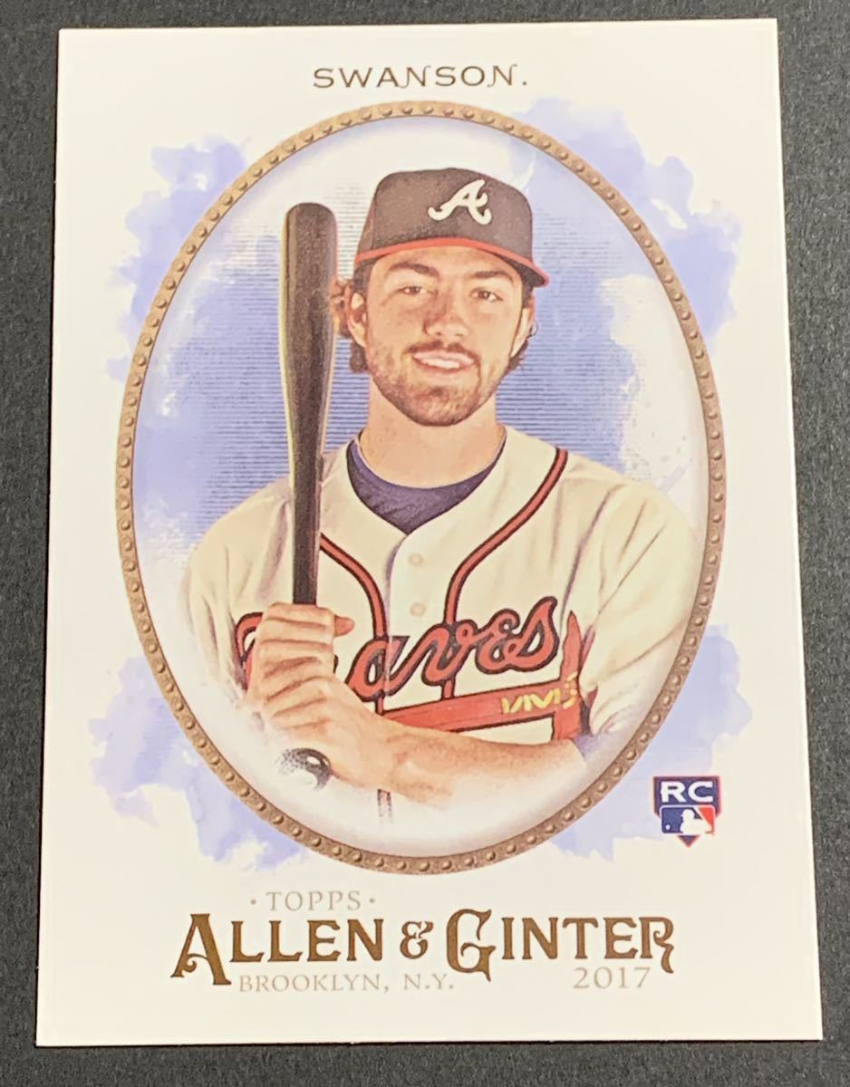 【目立った傷や汚れなし】2017 Topps Allen Ginter Dansby Swanson 40 RC Rookie Braves ...