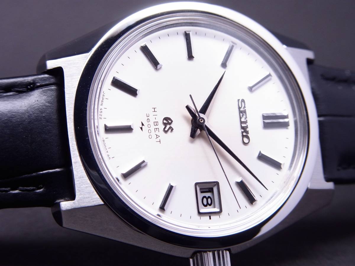 【目立った傷や汚れなし】GS 45 グランドセイコー 36000 手巻き時計 金メダリオン 1968年製 美品！！の落札情報詳細 - ヤフオク ...