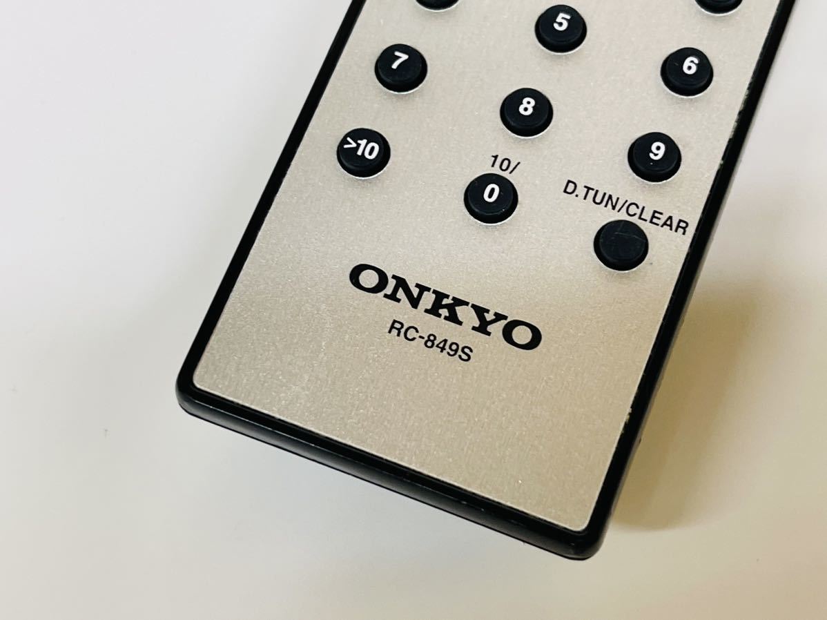 【やや傷や汚れあり】★ONKYO オンキヨー RC-849S CDレシーバー 純正 リモコン CR-555用 赤外線確認済み 管理番号10030の落札情報詳細 - Yahoo!オークション落札 ...