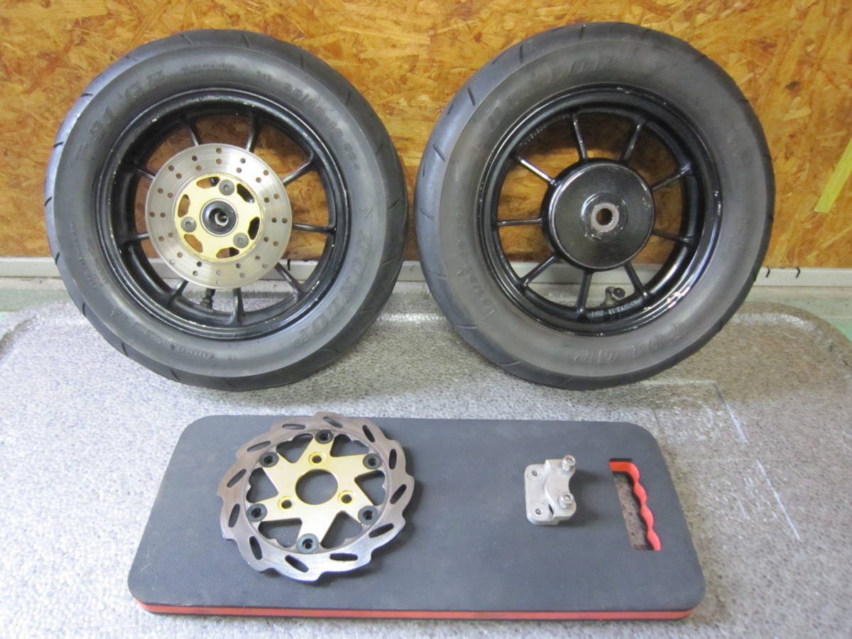 【傷や汚れあり】キタコ KITACO アルミホイール 10インチ アクシス90 JOG90 ジョグ90 AXIS90 3WF 当時物の落札情報詳細 - ヤフオク落札価格検索 オークフリー