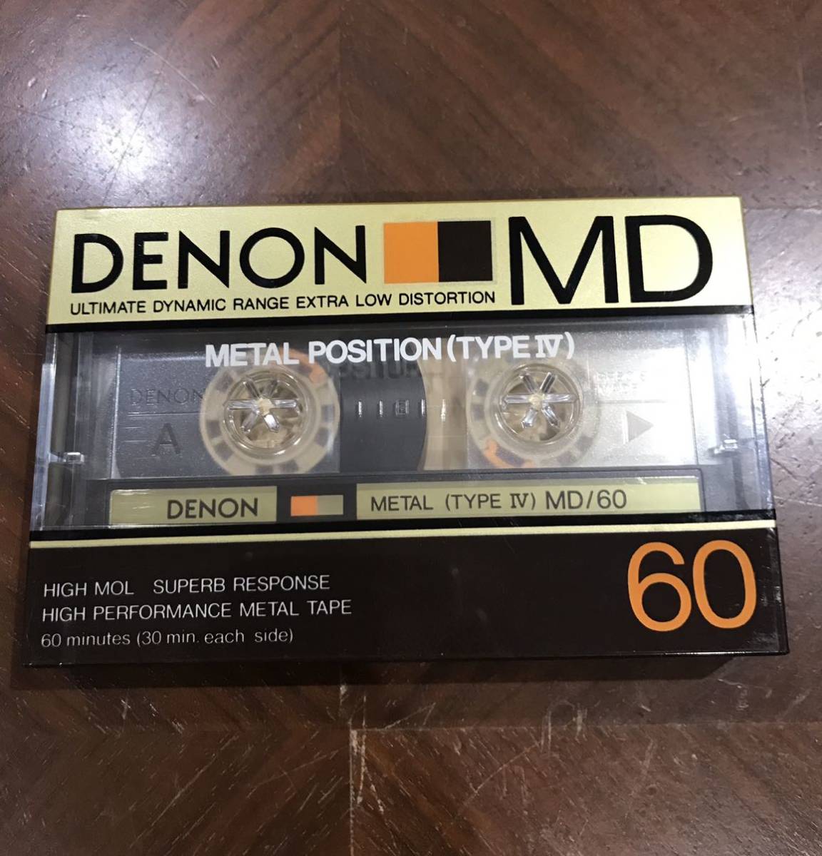【未使用】未開封 デノン メタルカセットテープ MD60 DENON METAL レア 希少 80年代 当時物 の落札情報詳細| ヤフオク落札価格情報 オークフリー