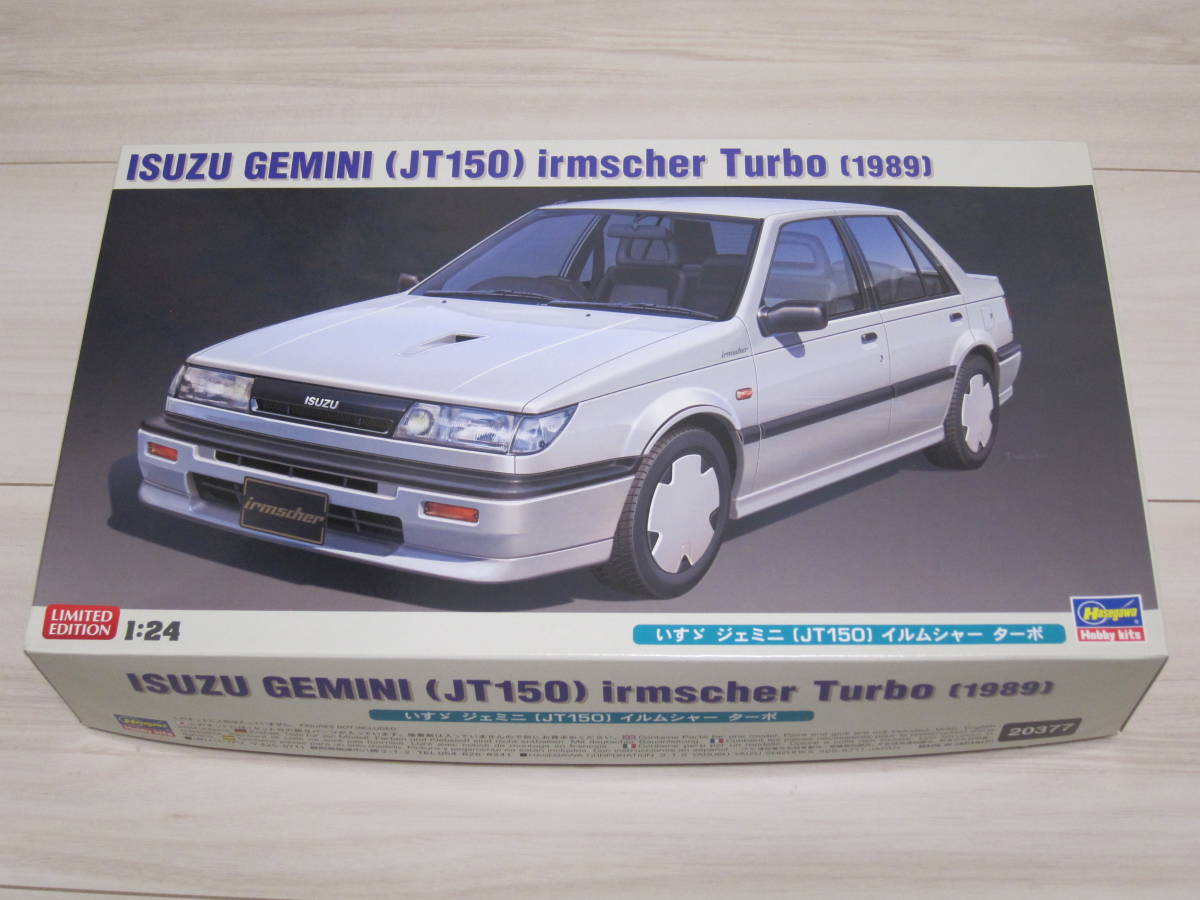 【未使用】未組立 ハセガワ 限定品 1/24 いすゞ ジェミニ イルムシャー ターボ JT150 ISUZU GEMINI irmscher Turbo 1989 HASEGAWA ...