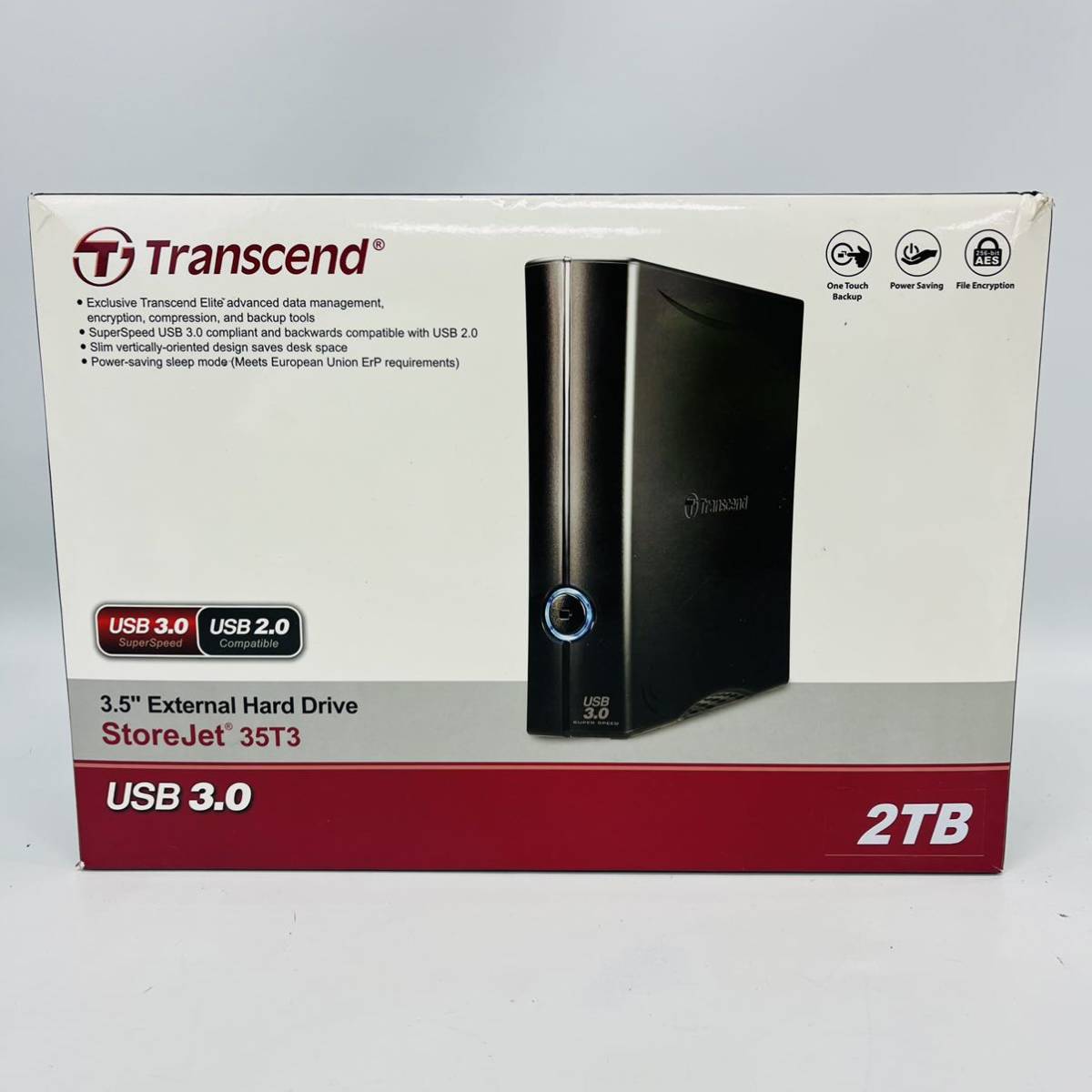 【目立った傷や汚れなし】☆美品・1円〜☆ Transcend トランセンド 3.5 External Hard Drive StoreJet ...