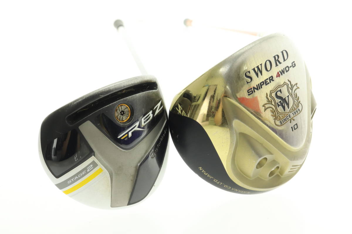【傷や汚れあり】VMPD4-98-11 カタナゴルフ ドライバー 10 SWORD SNIPER 4WD-G テーラーメイド ユーティリティ ...