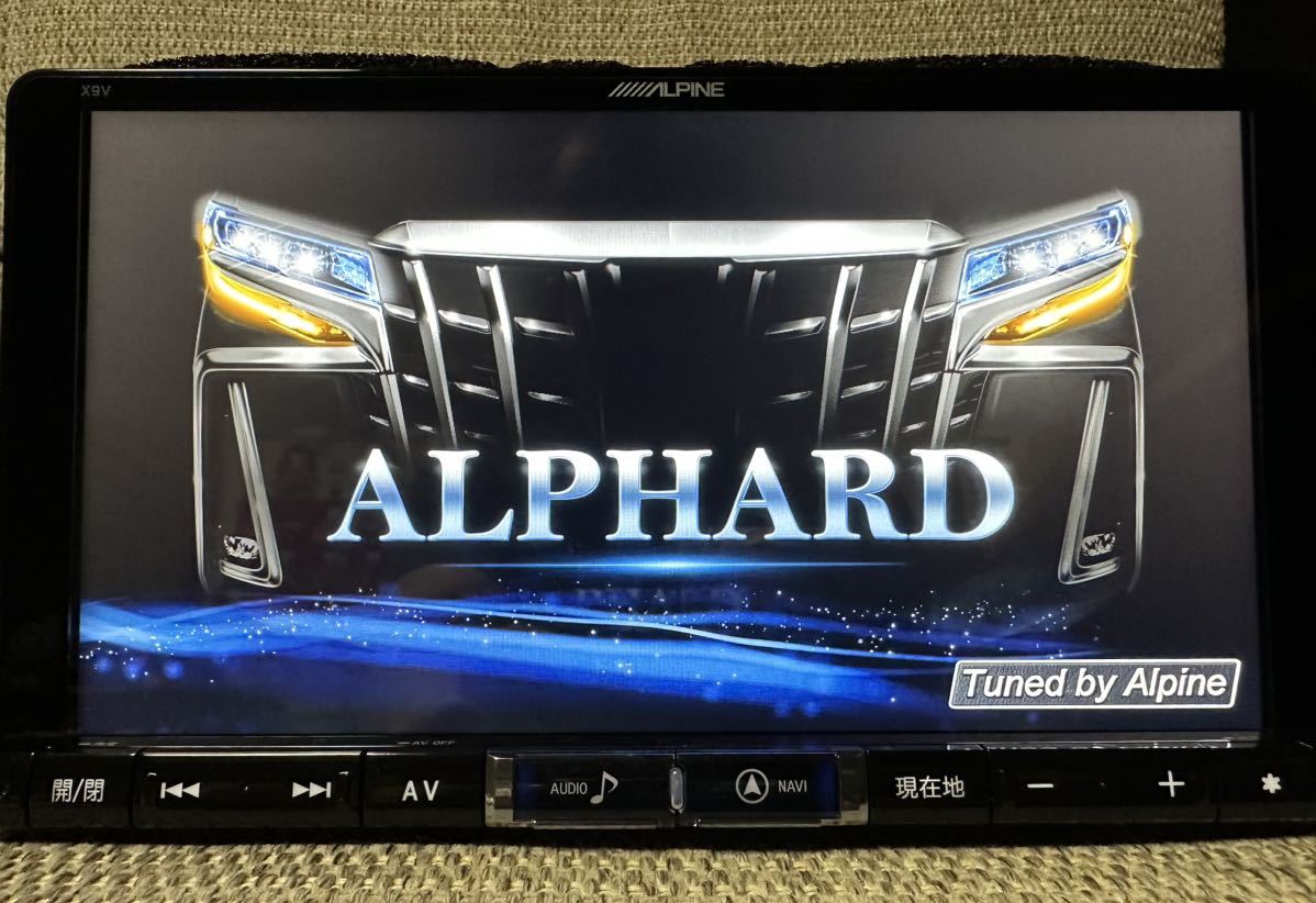 【目立った傷や汚れなし】アルパイン 9インチ X9Vアルファード 50プリウス C-HR 80VOXYなどにも 2021年地図 Bluetooth フルセグ DVD HDMI YouTubeの ...