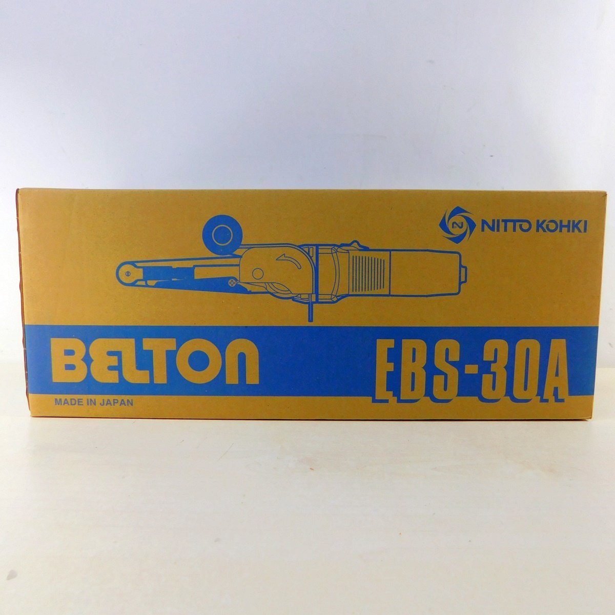 【未使用】m★新品 未使用品★日東工器 NITTO 電動ベルトン EBS-30A 100V★電動小型ベルトサンダー★質屋リサイクルマート宇部店★ の落札情報詳細| ヤフオク落札価格情報 オークフリー