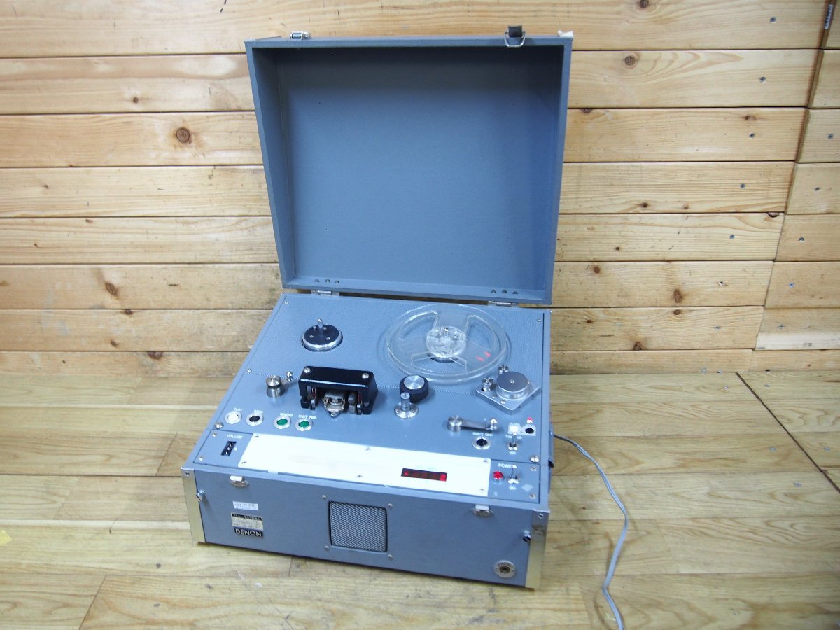 【傷や汚れあり】☆【1F1014-1】 DENON デノン TAPE REPRODUCER オープンリール 編集機 DN-83P-K 回転ok ...