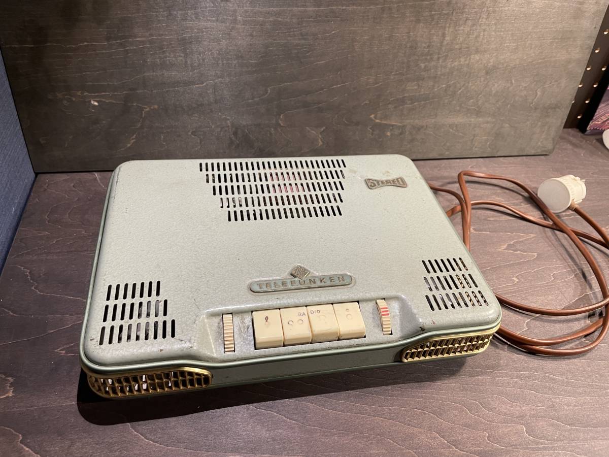 テレフンケン Telefunken Ela V404/3 パワーアンプ RS241 RE604 テレフンケン真空管使用 現状品 ジャンク 一台 の落札情報詳細| ヤフオク落札価格情報 オークフリー