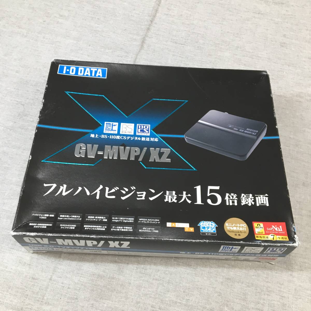 【目立った傷や汚れなし】現状品 I-O DATA ハードウェアトランスコード搭載 地上・BS・110度CSデジタル対応TVキャプチャBOX USB GV-MVP/XZの落札情報詳細 ...