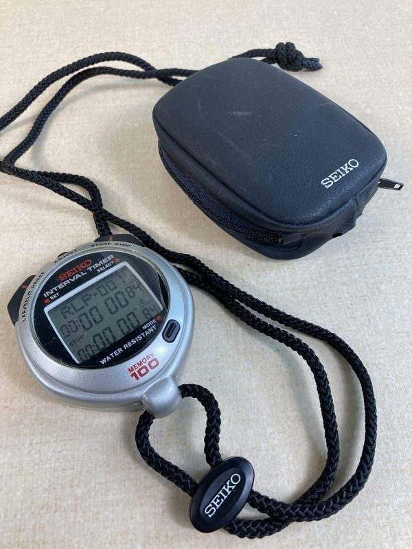 【傷や汚れあり】 CR18 セイコー ストップウォッチ 動作品 SEIKO S052-4000 防水 インターバルタイマー Nの落札情報詳細 ...
