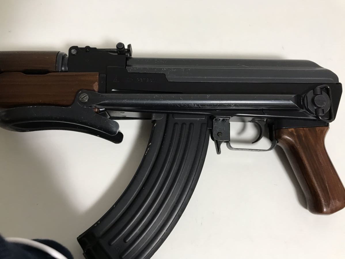 【やや傷や汚れあり】MARUI マルイ Air Soft Gun AK47S 7.62-mm AT電動エアガン マガジン付き モデルガン サバゲー ミリタリー 銃 アサルトライフル 現品のみ ...