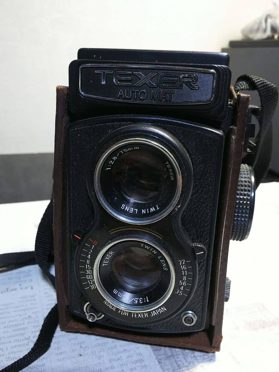 【傷や汚れあり】1179★TEXER 二眼レフ アンティーク カメラ の落札情報詳細| ヤフオク落札価格情報 オークフリー