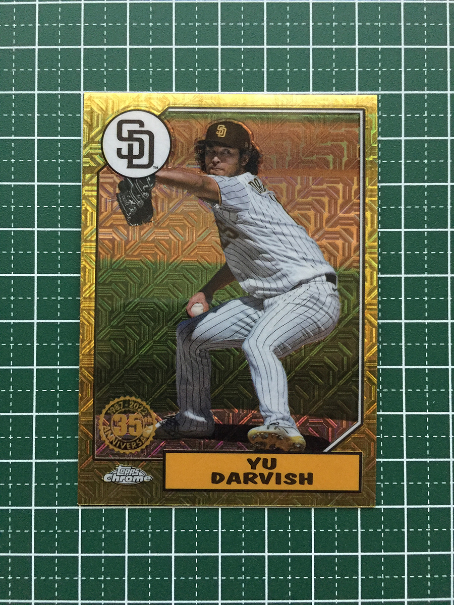 【目立った傷や汚れなし】★TOPPS MLB 2022 SERIES 2 #T87C2-77 ダルビッシュ有／YU DARVISH[SAN DIEGO PADRES]「1987 TOPPS ...