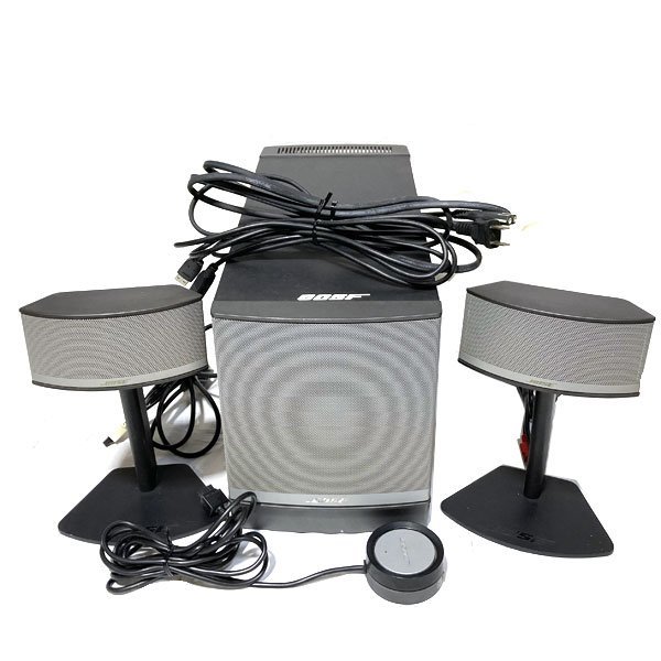 【全体的に状態が悪い】☆音は出ますがジャンク品です ボーズ 2.1chスピーカー BOSE Companion 3 Series Ⅱ ...
