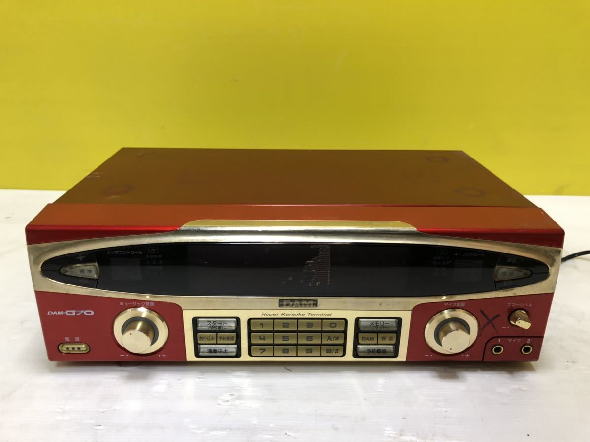 【やや傷や汚れあり】第一興商 業務用カラオケ機 サイバーダム 100v DAM-G70 【動作確認済み！】の落札情報詳細 - ヤフオク落札価格検索 オークフリー