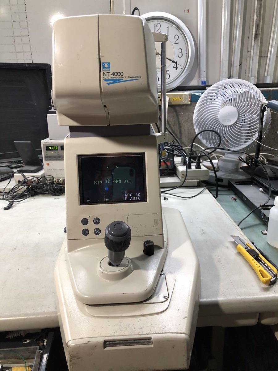 【全体的に状態が悪い】E376 NIDEK NT-4000 AUTO NON CONTACT TONOMETER 外装割れがありますの落札情報詳細 - ヤフオク落札価格情報 オークフリー