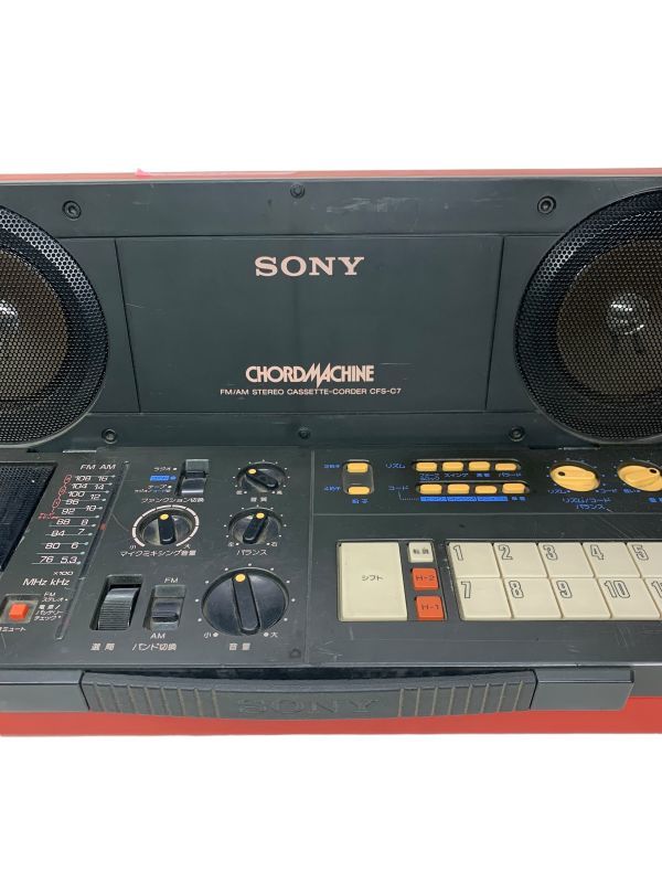 【やや傷や汚れあり】ソニー SONY CFS-C7 CHORD MACHINE ステレオカセットレコーダーの落札情報詳細 - ヤフオク落札価格 ...