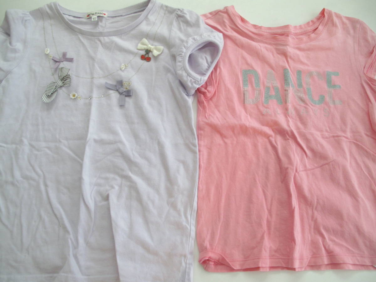 【目立った傷や汚れなし】**女の子用 半袖Tシャツ2枚 ①GAP ピンク ②anyFAM ラベンダー 130-140相当の落札情報詳細 - ヤフオク落札価格検索 オークフリー