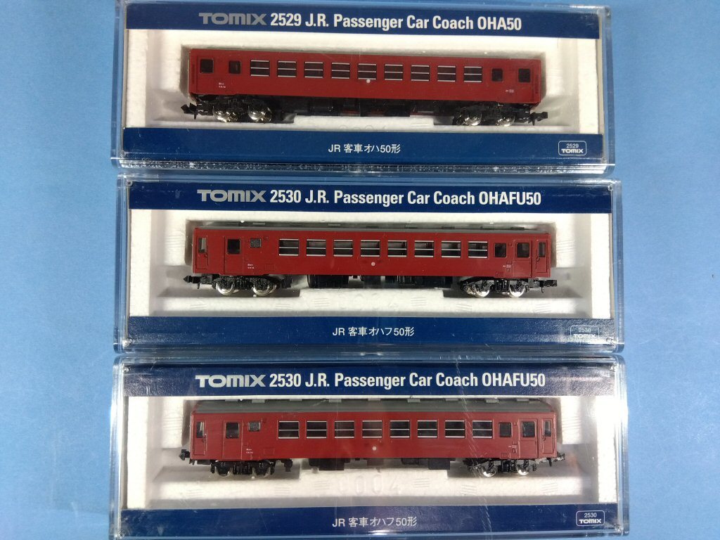 【未使用に近い】★TOMIX 2529 JR客車オハ50形 2530 JR客車オハフ50形 トミックス Nゲージの落札情報詳細 - ヤフオク ...