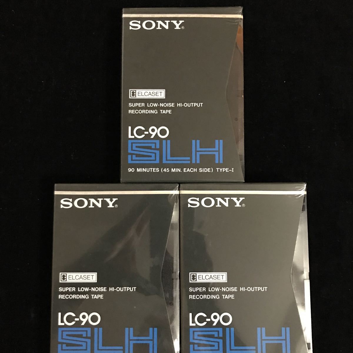【傷や汚れあり】 SONY ELECASET LC-90 SLH 1本 エルカセットテープ ・カセットテープ2本【中古】（カセット カセット ...