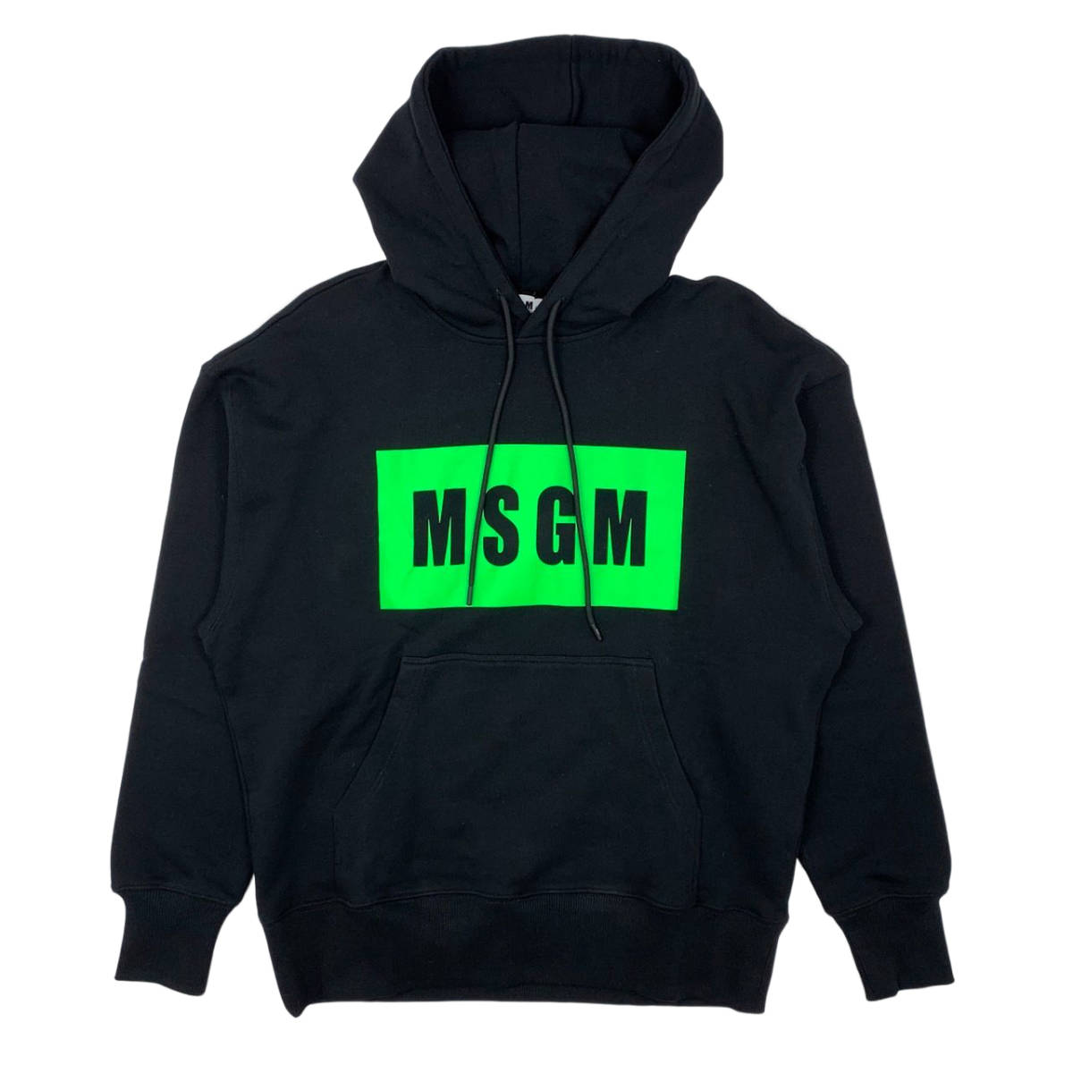 【未使用】【サイズ選択】2022年秋冬新作★MSGM エムエスジーエム★ボックスロゴパーカー★ブラック/黒★メンズ スウェット ネオンカラーの落札情報詳細 - ヤフオク落札価格検索 オークフリー