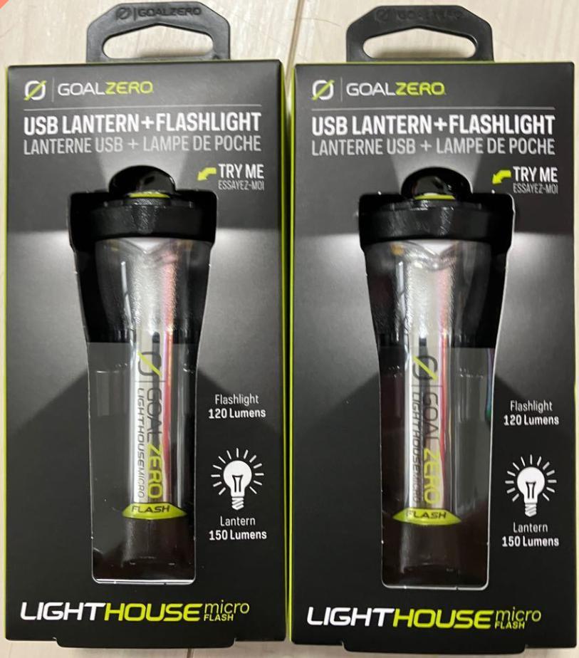 【未使用】【送料無料】2個セット GOAL ZERO LIGHTHOUSE micro FLASH ゴール ゼロ ライトハウス マイクロ ...