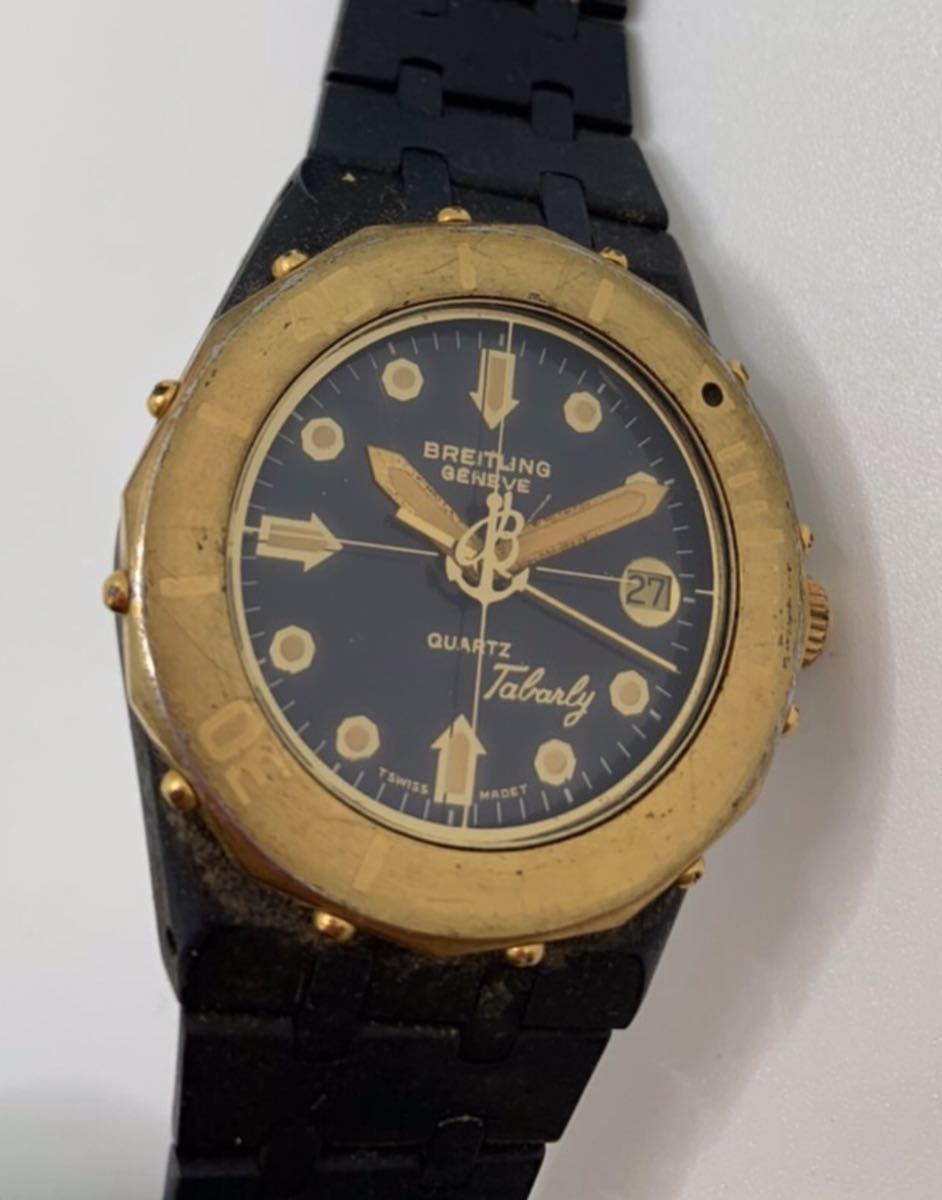 【傷や汚れあり】(11-82) BREITLING ブライトリング Tabarly タバリー 80770 QUARTZ クォーツ クオーツ 腕 ...
