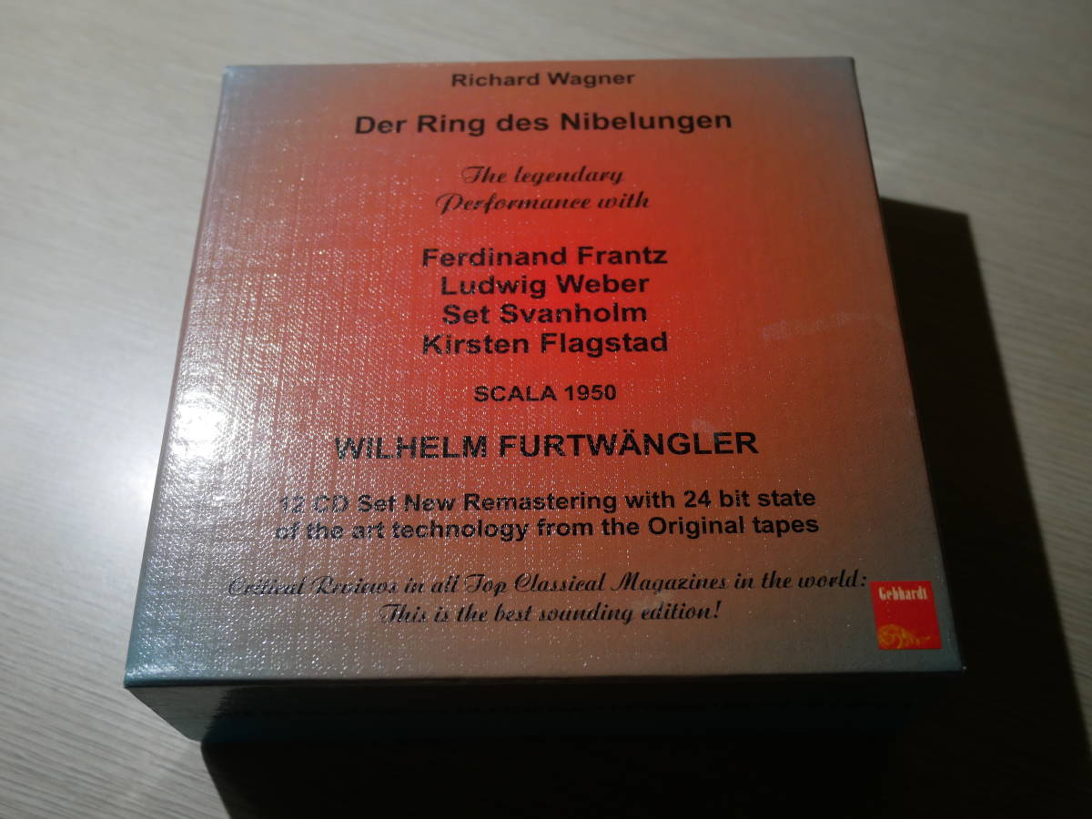 【未使用】フルトヴェングラー,WILHELM FURTWANGLER,SCALA ORCHESTRA LIVE RECORDINGS 1950/WAGNER:DER RING DES ...