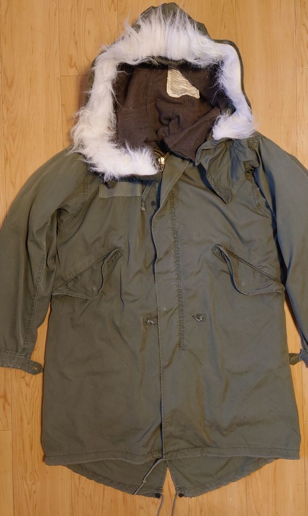 【目立った傷や汚れなし】スペシャル！フルセット！80's M65 モッズコート フィッシュテール ミリタリー ビンテージ 古着 M-51 M-43 us army 実物 米軍の落札情報詳細 ...