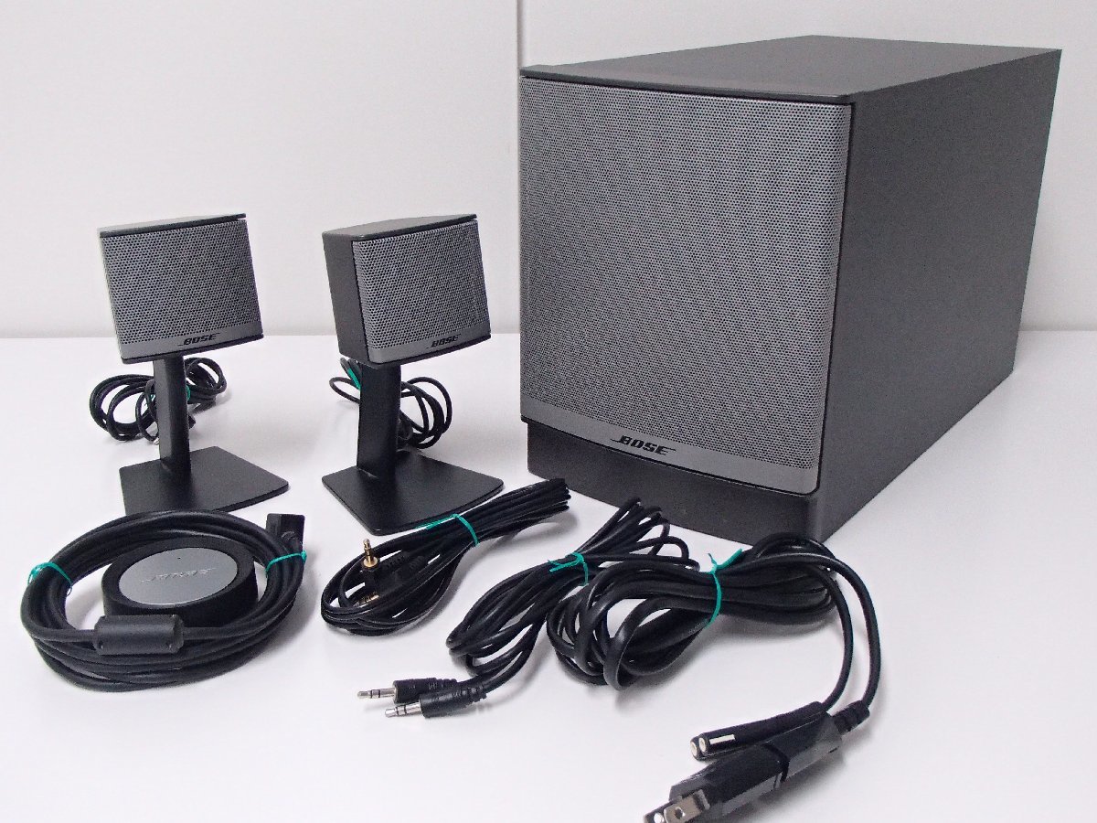 【全体的に状態が悪い】☆音は出ますがジャンク品です ボーズ 2.1chスピーカー BOSE Companion 3 Series Ⅱ ...