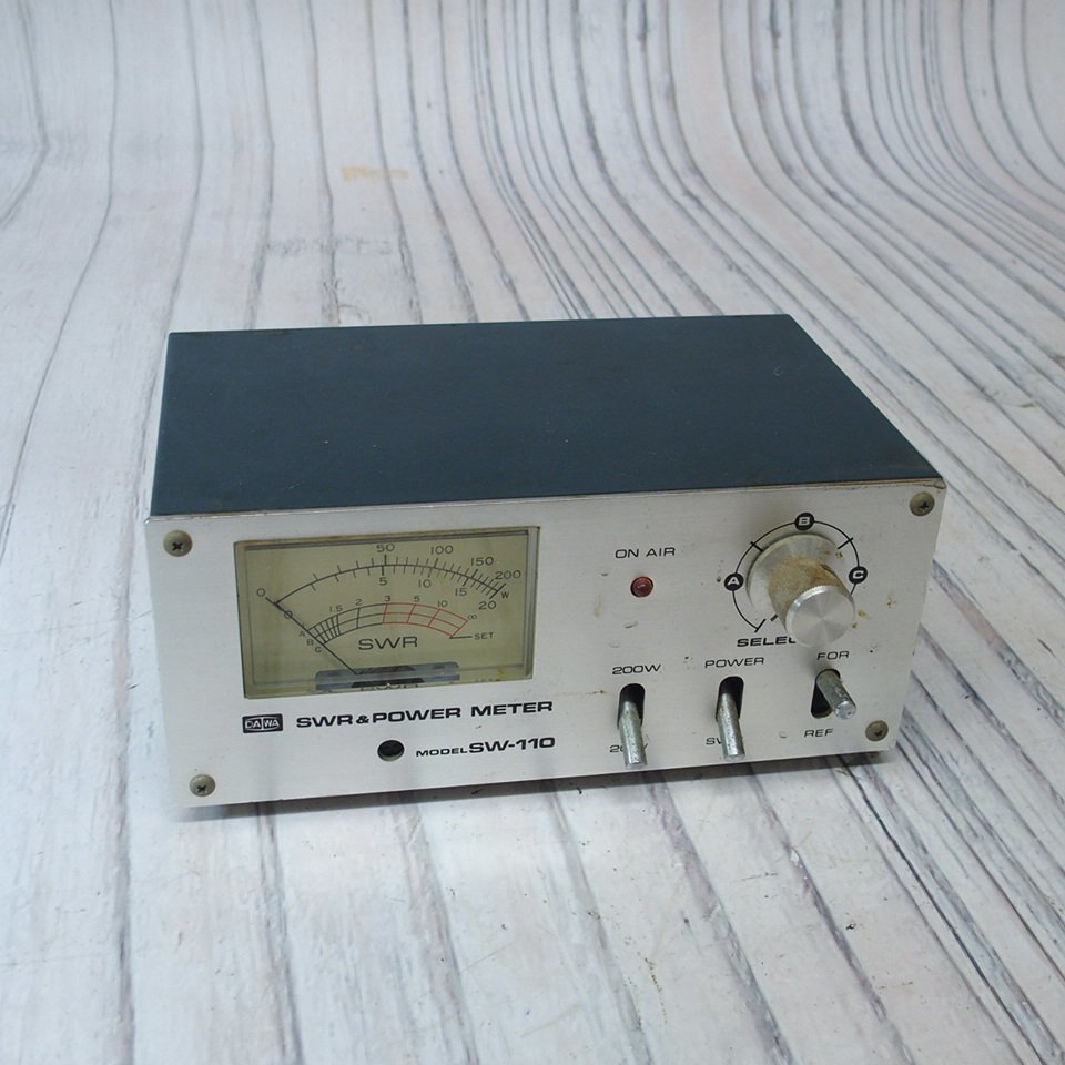 【傷や汚れあり】m001 J【3. DAIWA ダイワ SW-110 SWR計 通過型電力計 1.8-150MHz 現状渡し アマチュア無線用 ...
