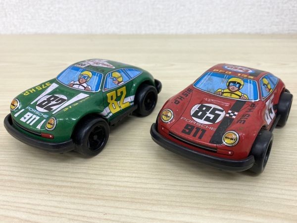 【傷や汚れあり】N716-T10-121 PORSCHE ポルシェ ブリキのおもちゃ 車 2種 4cm×11cm×6.5cm ⑤の落札情報詳細 ...