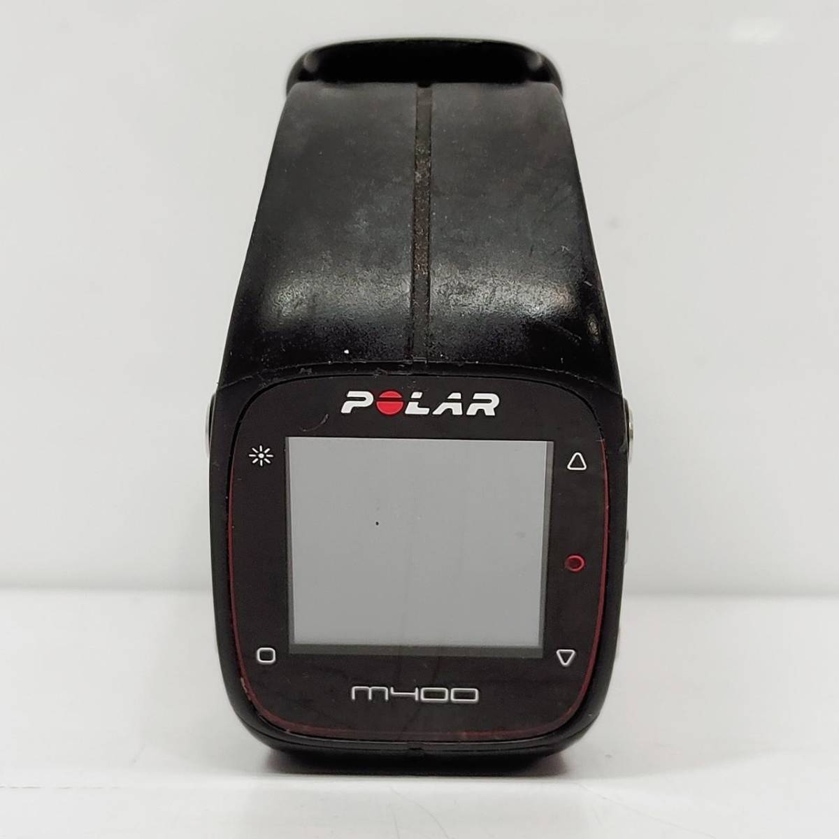 【傷や汚れあり】 動作品 ポラール M400 GPS心拍計測機能付き腕時計 POLAR ブラック 活動量計 耐水性 コンパクト トレーニング ...