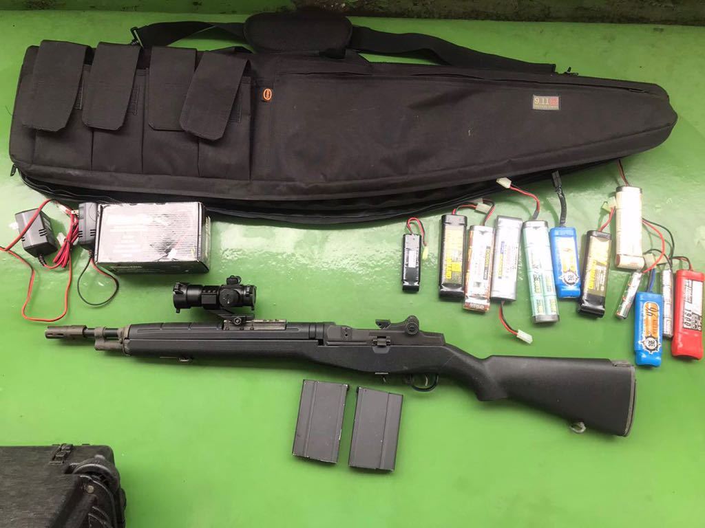 東京マルイ M14 socom 内外装カスタム品 ショートマガジン5本、バッテリー付き の落札情報詳細| ヤフオク落札価格情報 オークフリー