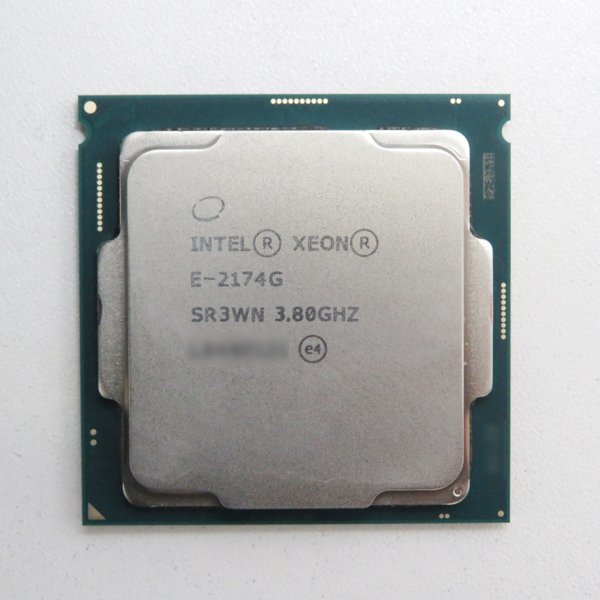 【やや傷や汚れあり】 Intel Xeon E-2174G/SR3WN/3.80GHz/LGA1151 Coffee Lakeの落札情報詳細 ...