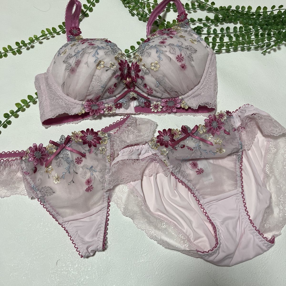 【未使用】リサマリ Risa Magli ブラジャー ショーツ2枚 未使用 ピンク4の落札情報詳細 - ヤフオク落札価格検索 オークフリー