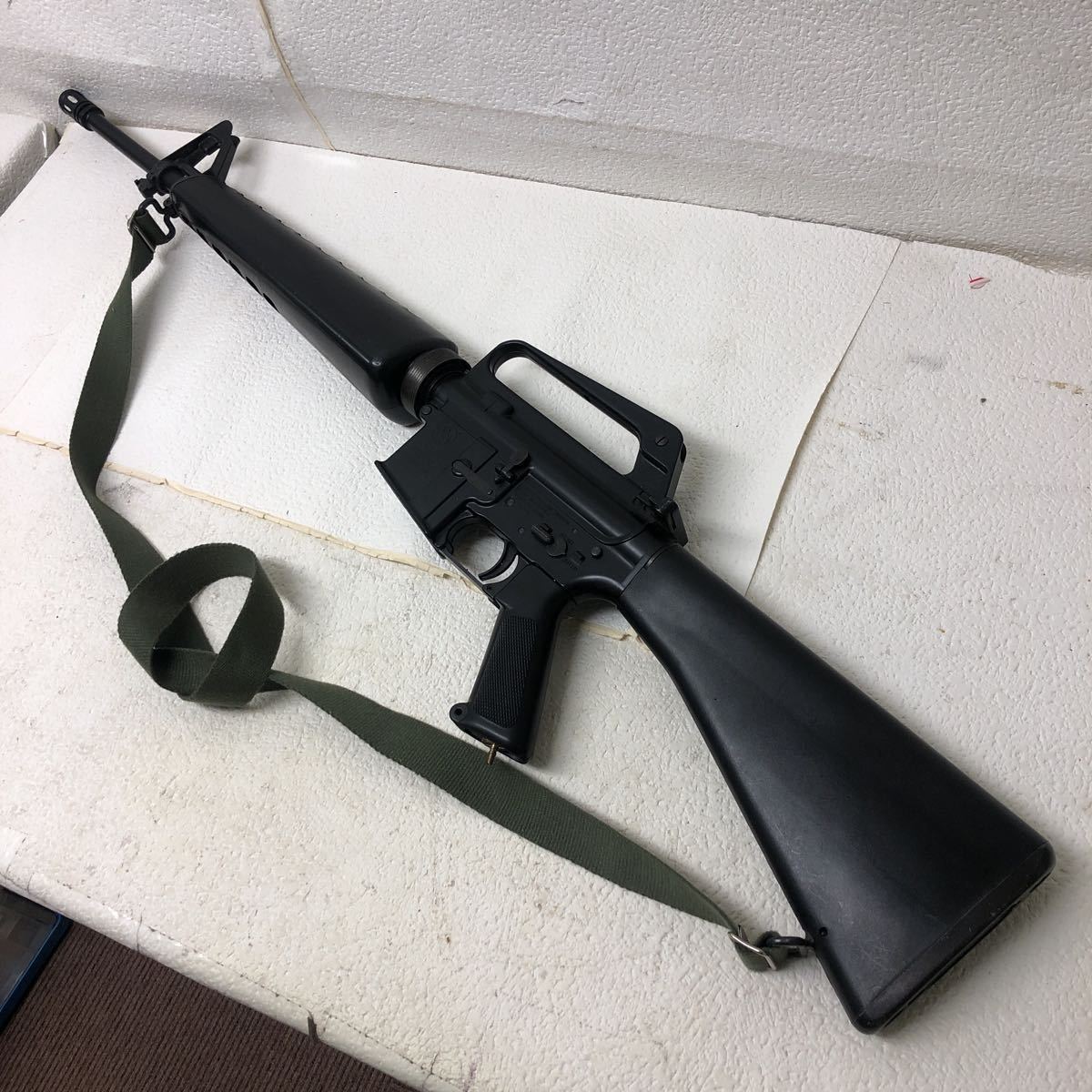 【やや傷や汚れあり】1202F COLT M16 AI CAL.5.56 MM 1641024 MGC ASGK ガスガン トイガン コルト ...