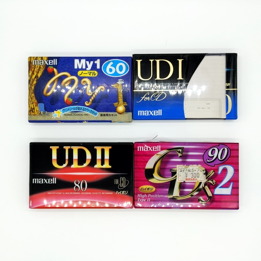 【未使用】新品未開封★maxell My1 UD1 UD2 CD's2 カセットテープ4本 未使用 マクセルの落札情報詳細 - Yahoo!オークション落札価格検索 オークフリー
