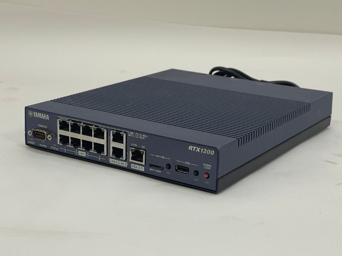 【やや傷や汚れあり】【中古】YAMAHA RTX1200 ギガアクセスVPNルーター ファーム Rev.10.01.78 初期化済み （8 ...