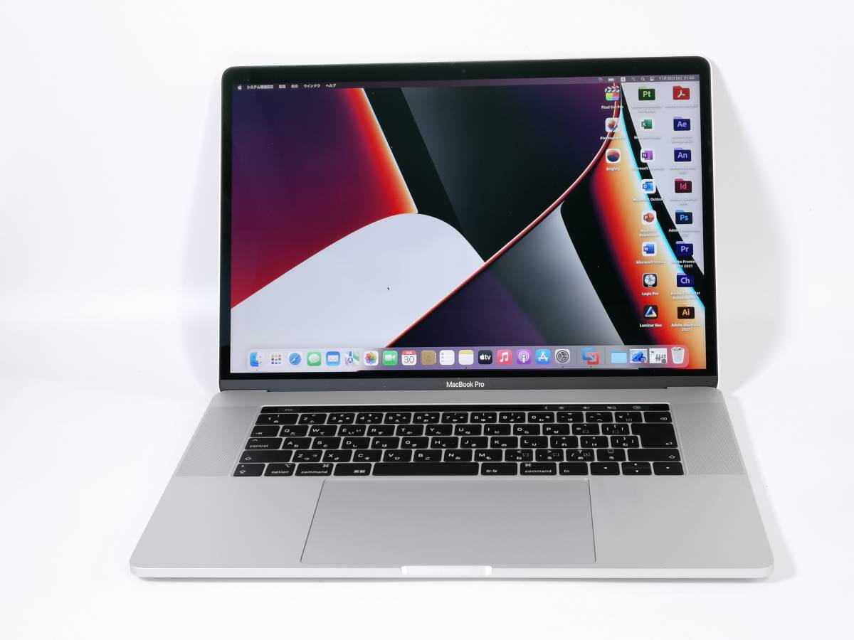 【目立った傷や汚れなし】 MacBookPro 15.4インチ 2018年度 / Retina液晶 Monterey Touch Bar ...