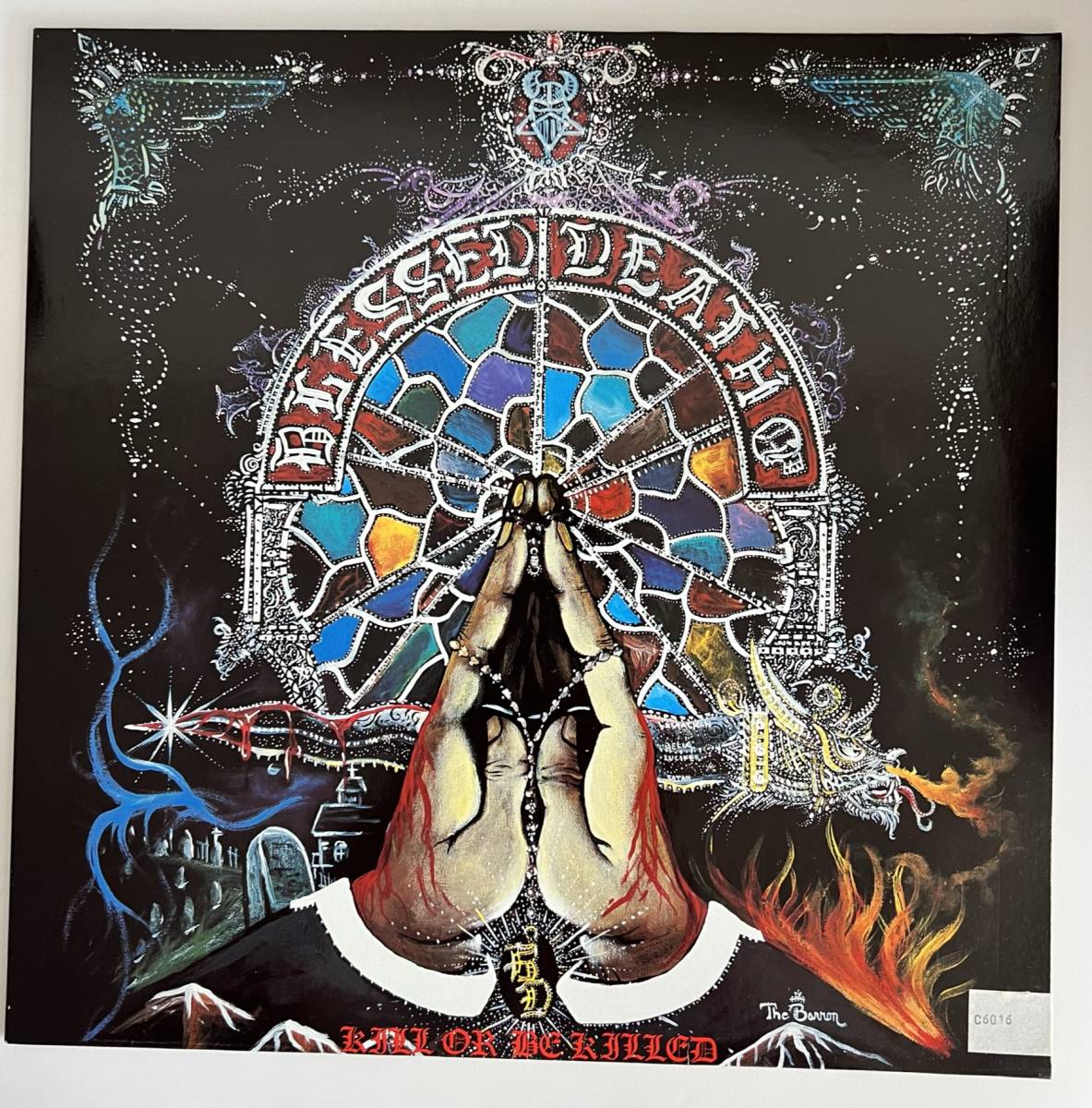 【やや傷や汚れあり】20221212【希少】 ★Blessed Death★ Kill Or Be Killed RR 9715 LP ...