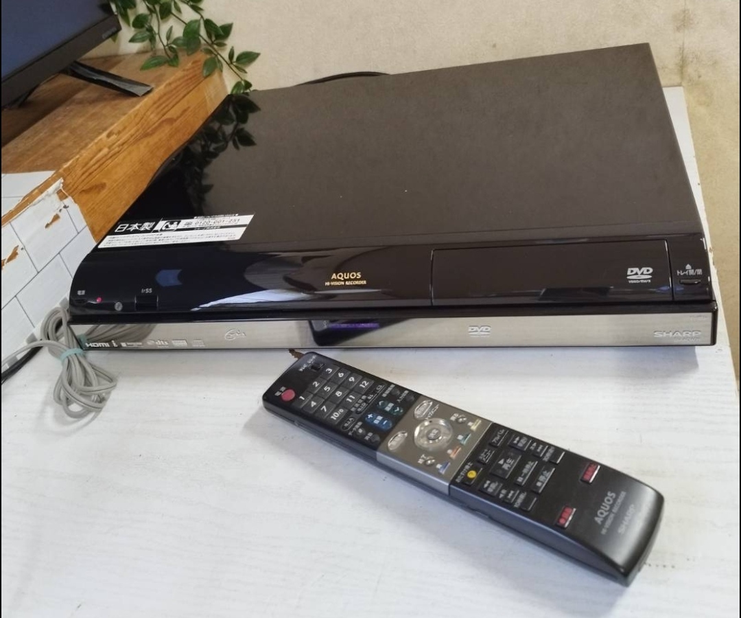 【目立った傷や汚れなし】【SHARP】シャープ/AQUOSハイビジョンレコーダー/HDD・DVDレコーダー/DV-ACW75/2007年製/日本製/ OS の落札情報詳細| ヤフオク落札価格 ...